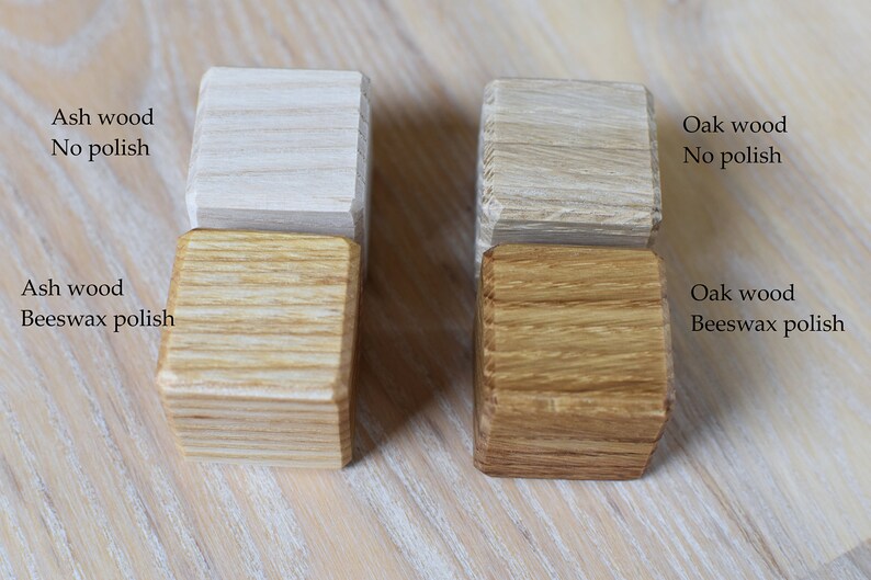 100 Oak Wood Blocks Ash Wood Building Blocks Small Wood Cubes Building ...