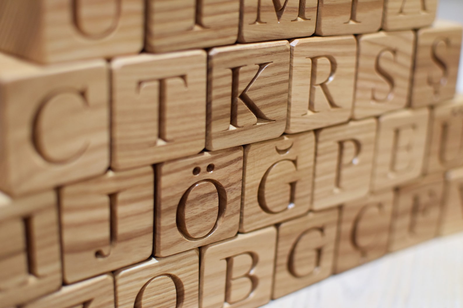 29 Wood Turkish Alphabet Blocks ABC Wood Turkish Letter Blocks - Etsy ...