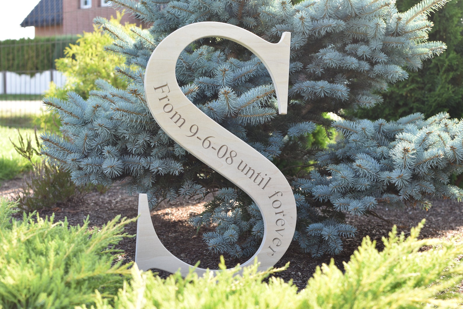 20'' Large Personalized Wooden Letter for Rustic - Etsy