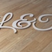 20'' Large Wooden Letter for Rustic Wedding Decor Custom Letters Wooden ...