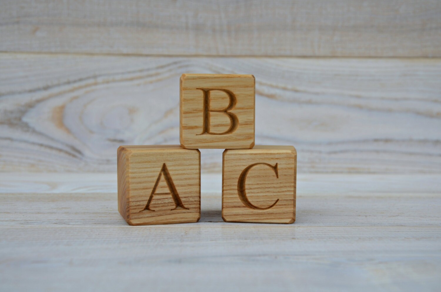 30 Wooden German Alphabet Letter Blocks Handmade ABC Blocks - Etsy