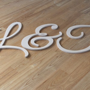 18'' Large Wooden Letter for Rustic Wedding Decor Custom Letters Wooden ...