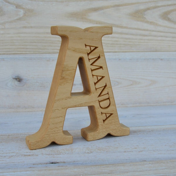 Free Standing Letter - Etsy