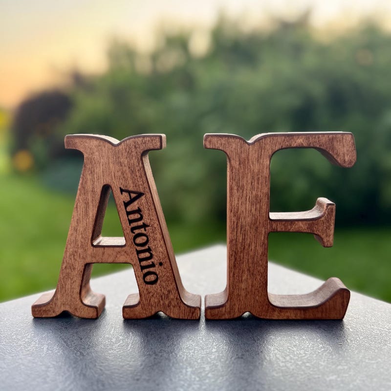 Wooden Letters for Tables - Etsy