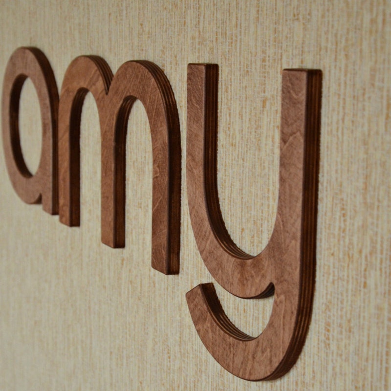 Wood Wall Letters - Etsy