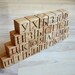 30 Bulgarian Alphabet Wooden Blocks Toy Blocks With Bulgarian - Etsy