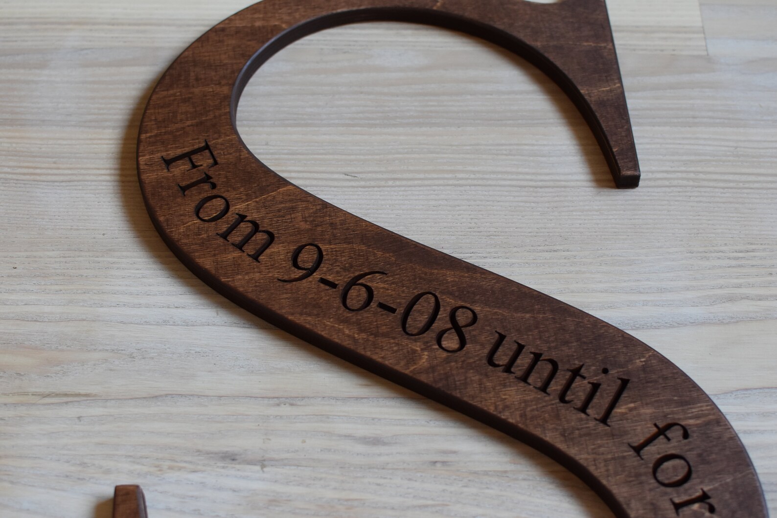 20'' Large Personalized Wooden Letter for Rustic - Etsy