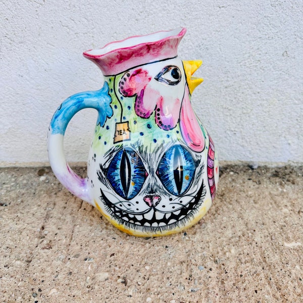 Italy Ceramic Cat - Etsy