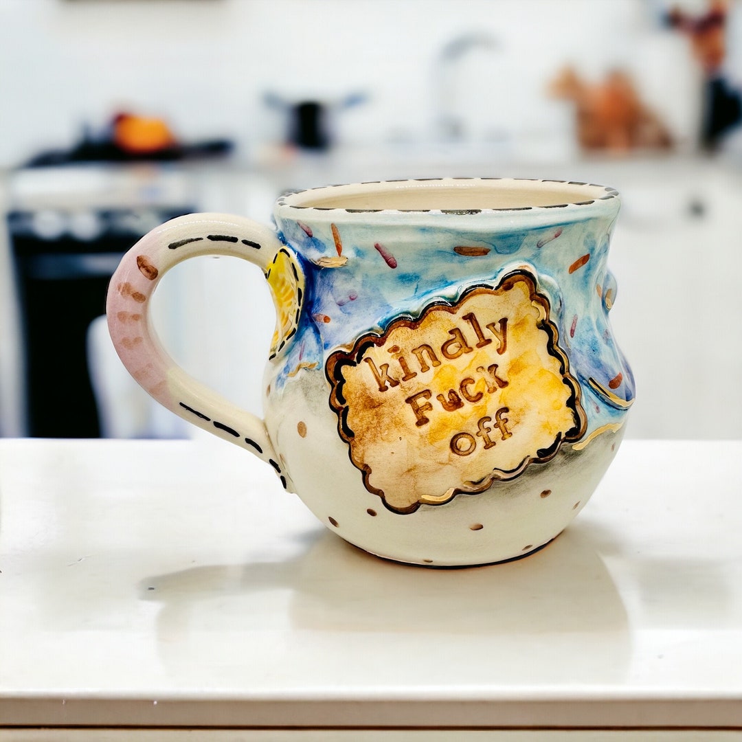 Mean Mugs, Clay Mug, Cuss Words, I Hate People, Hilarious Mugs, Made in ...