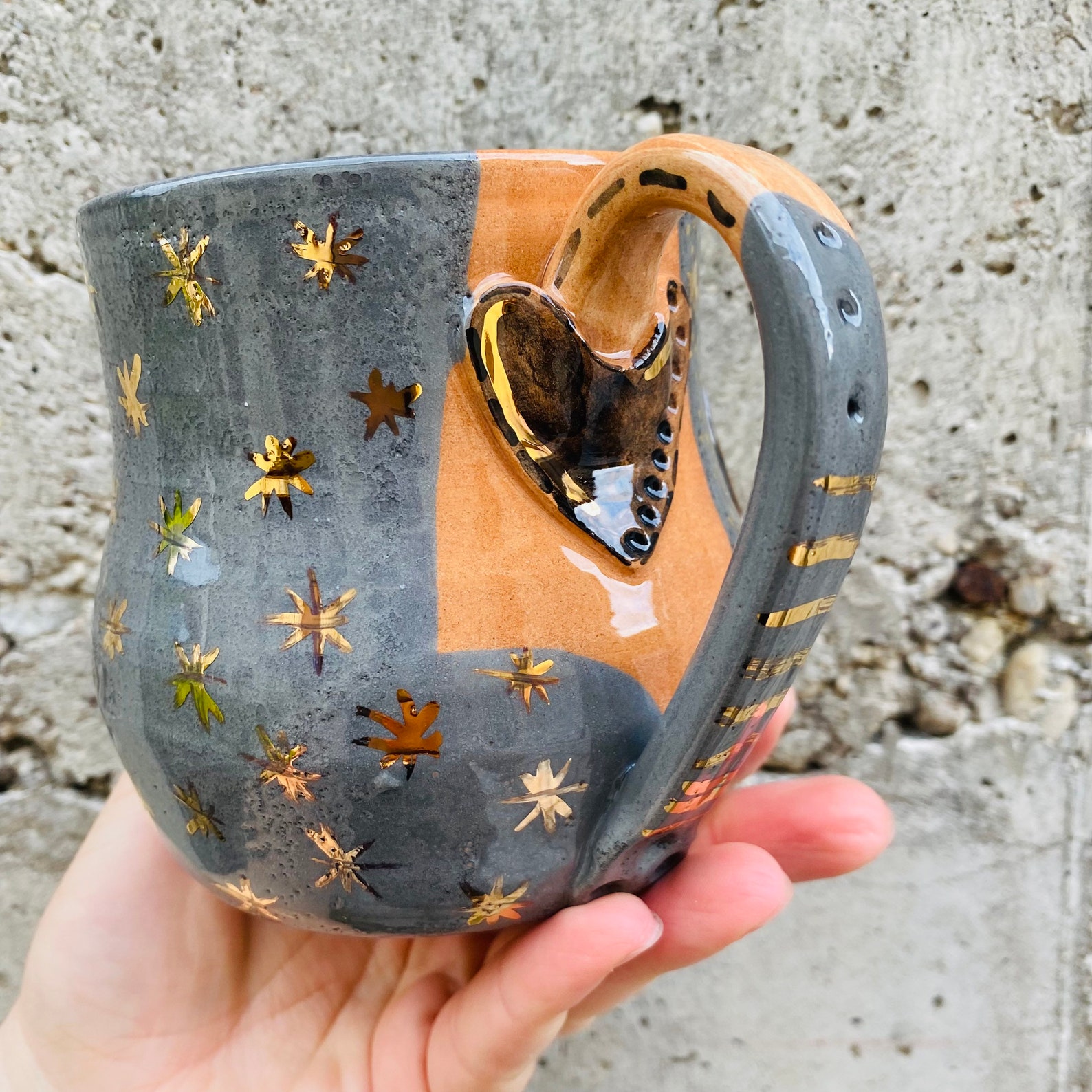 Moon Mug, Witch Brew Mug, Half Moon, Witch Cauldron, Handmade Ceramics ...