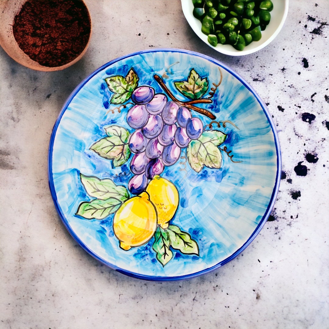 Italian Ceramic Pasta Bowl, Handmade Pottery Soup Bowl, Dinner Set of 4 ...