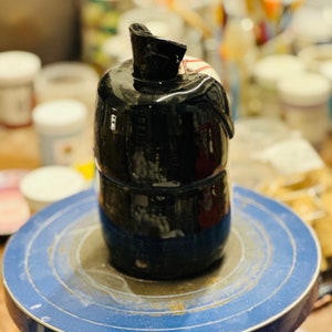 Dracula Garlic Holder, Vampire Garlic Jar, Handmade Ceramic, Funny ...