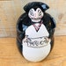Dracula Garlic Holder, Vampire Garlic Jar, Handmade Ceramic, Funny ...