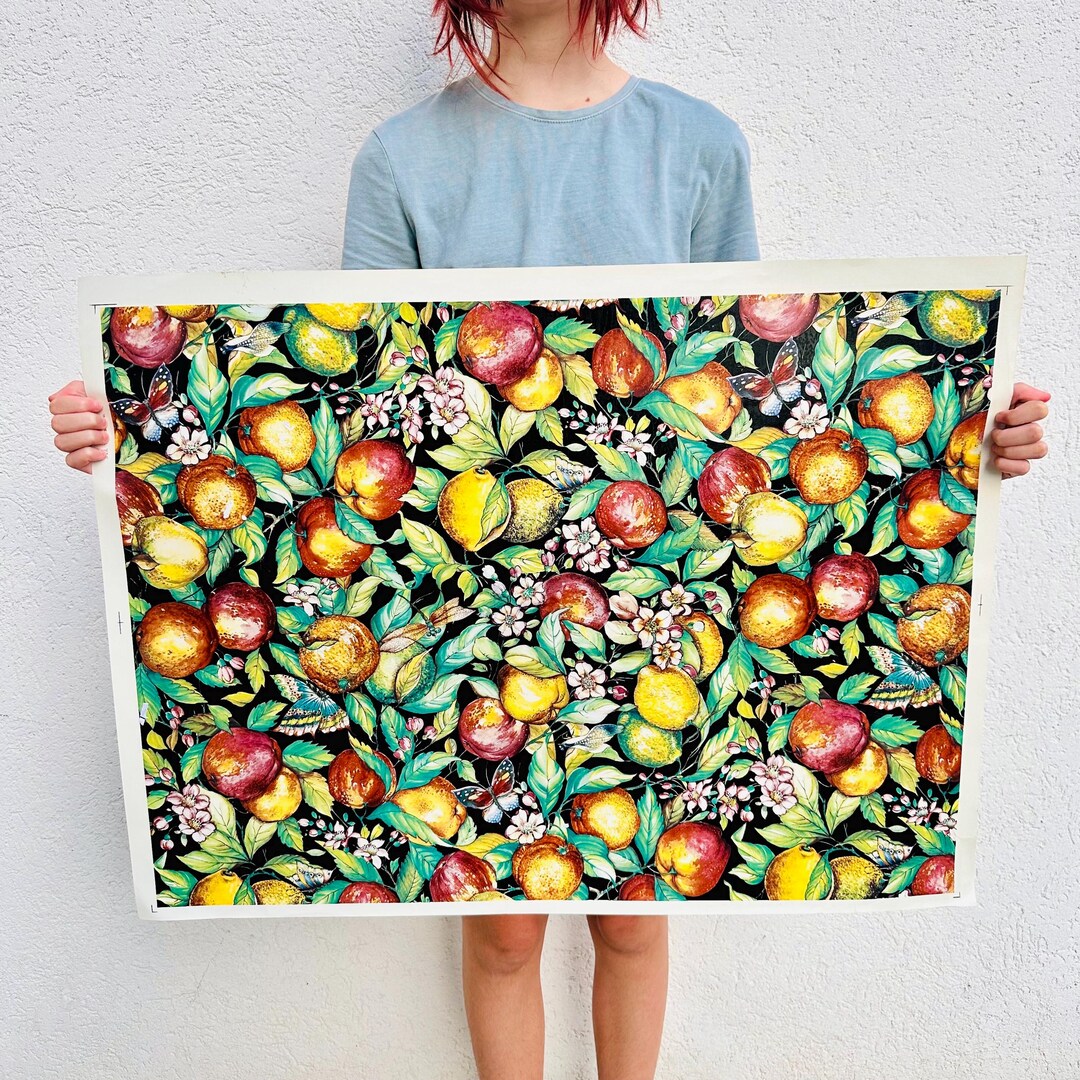 Fruit Ceramic Decal, Overglaze Pottery Transfer, Waterslide Decals ...