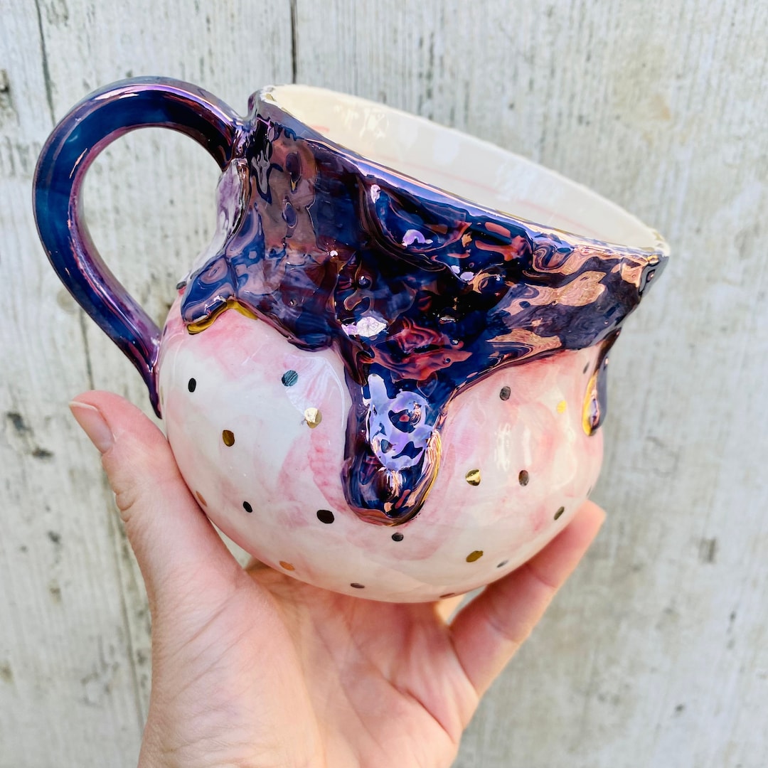 Unicorn Cup, Holographic Effect, Large Coffee Mug, Cauldron Mug, Tea ...