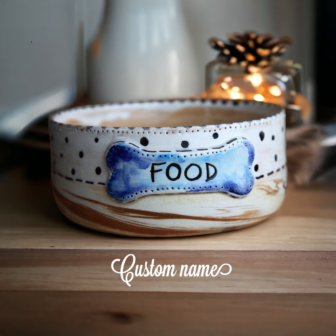 Custom Dog Bowl, Pet Feeder, Personalized Puppy Gifts, Made in Italy ...