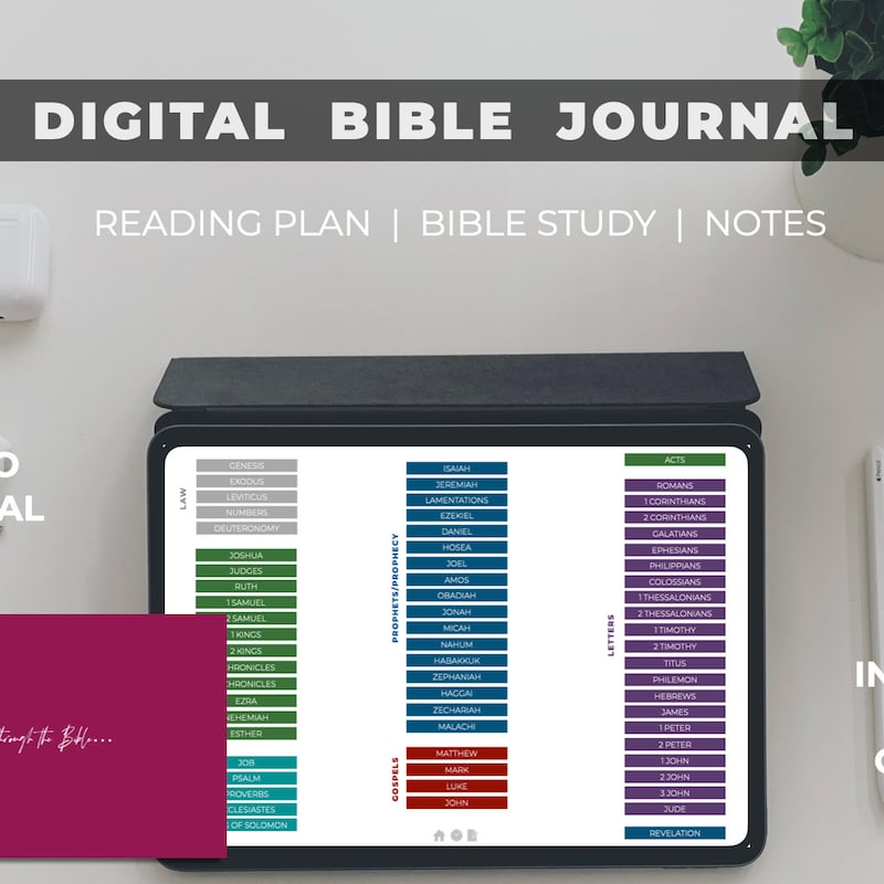 Digital Bible Journal - Etsy