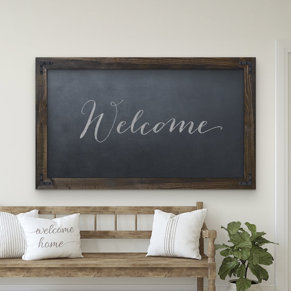 Large Framed Chalkboard - Etsy
