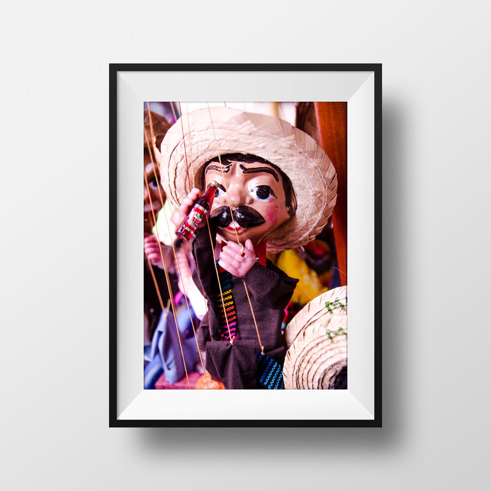 Mexican Marionette Photograph - Sombrero Beer Drinking Puppet Photo ...