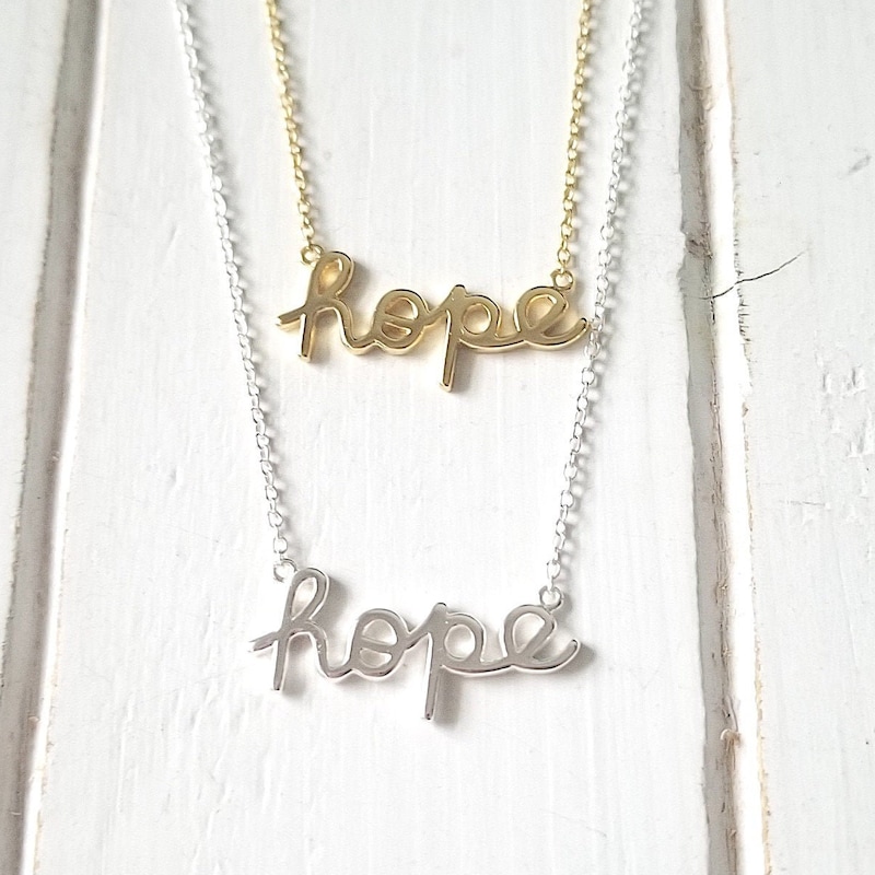Hope Necklace - Etsy