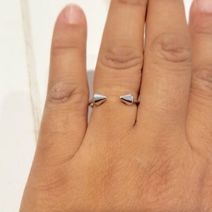 Silver Spike Ring- Sterling Silver - Etsy