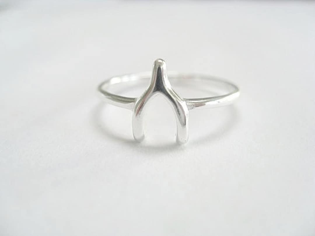 Sterling Silver Wishbone Ring* - Etsy