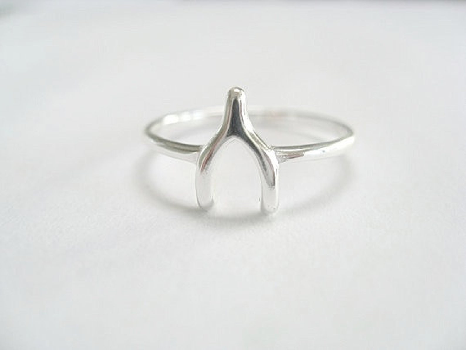 Sterling Silver Wishbone Ring* - Etsy