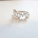 Love Ring Sterling Silver Love Script Ring Valentines Ring I Love You ...