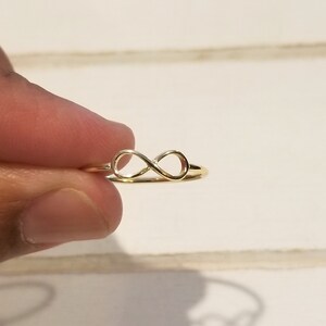 Infinity Ring Sterling Silver - Small Infinity - Available in Sterling ...