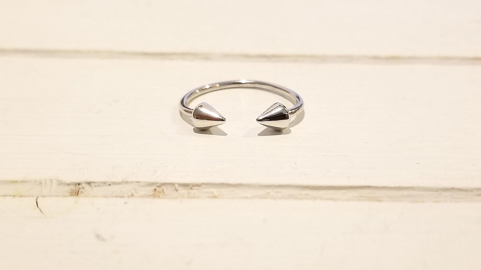 Silver Spike Ring- Sterling Silver - Etsy