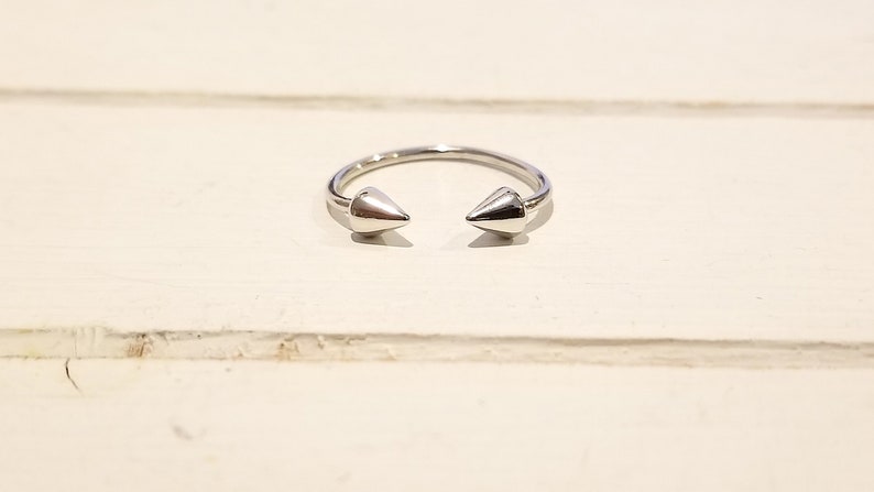 Silver Spike Ring- Sterling Silver - Etsy