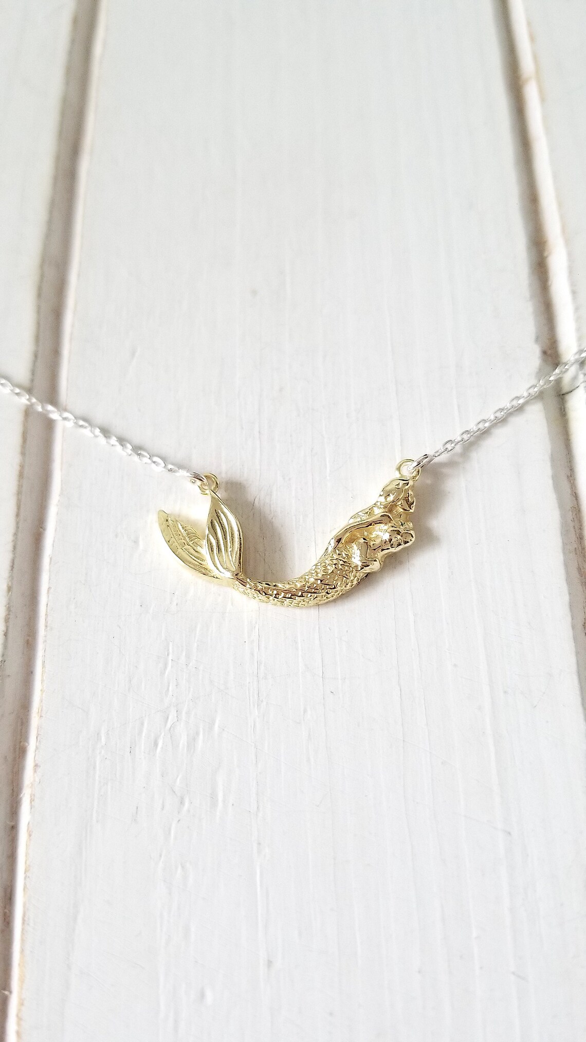 Silver Mermaid Necklace - Sterling Silver Mermaid Jewelry - Singing ...