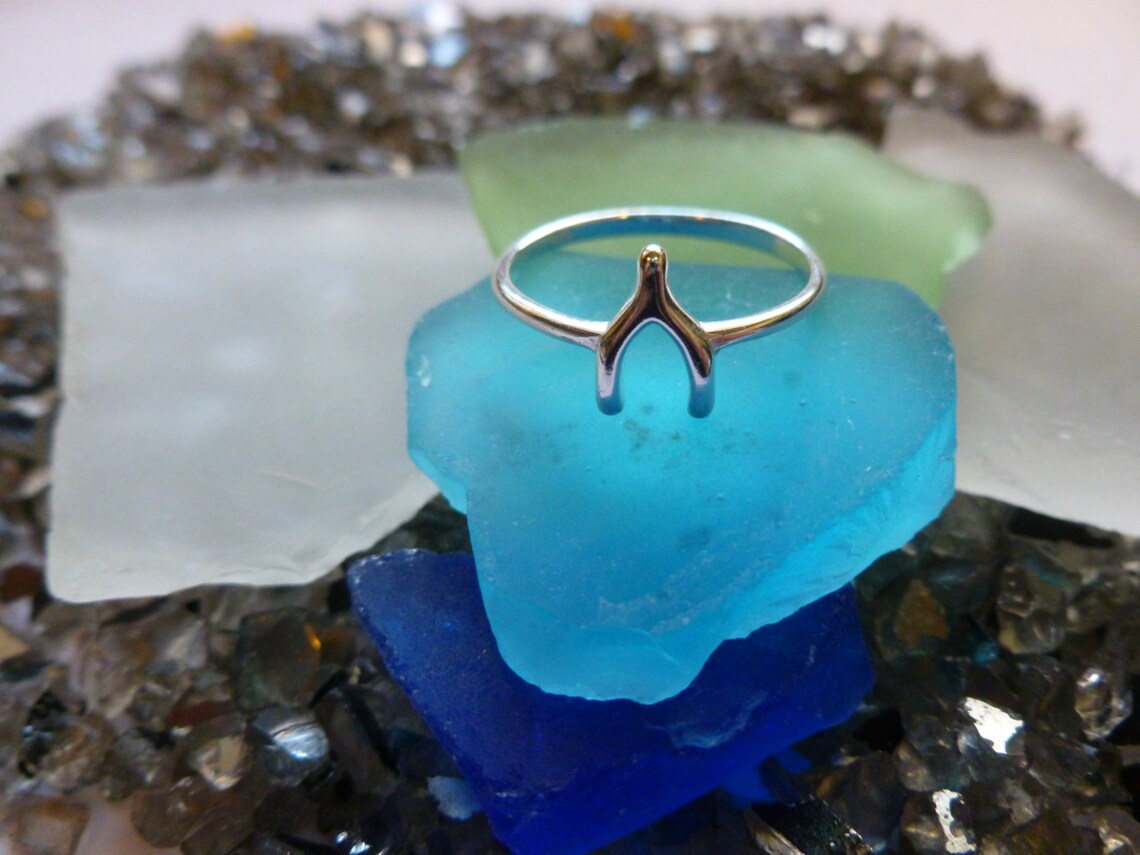 Sterling Silver Wishbone Ring* - Etsy