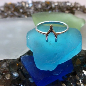 Sterling Silver Wishbone Ring* - Etsy
