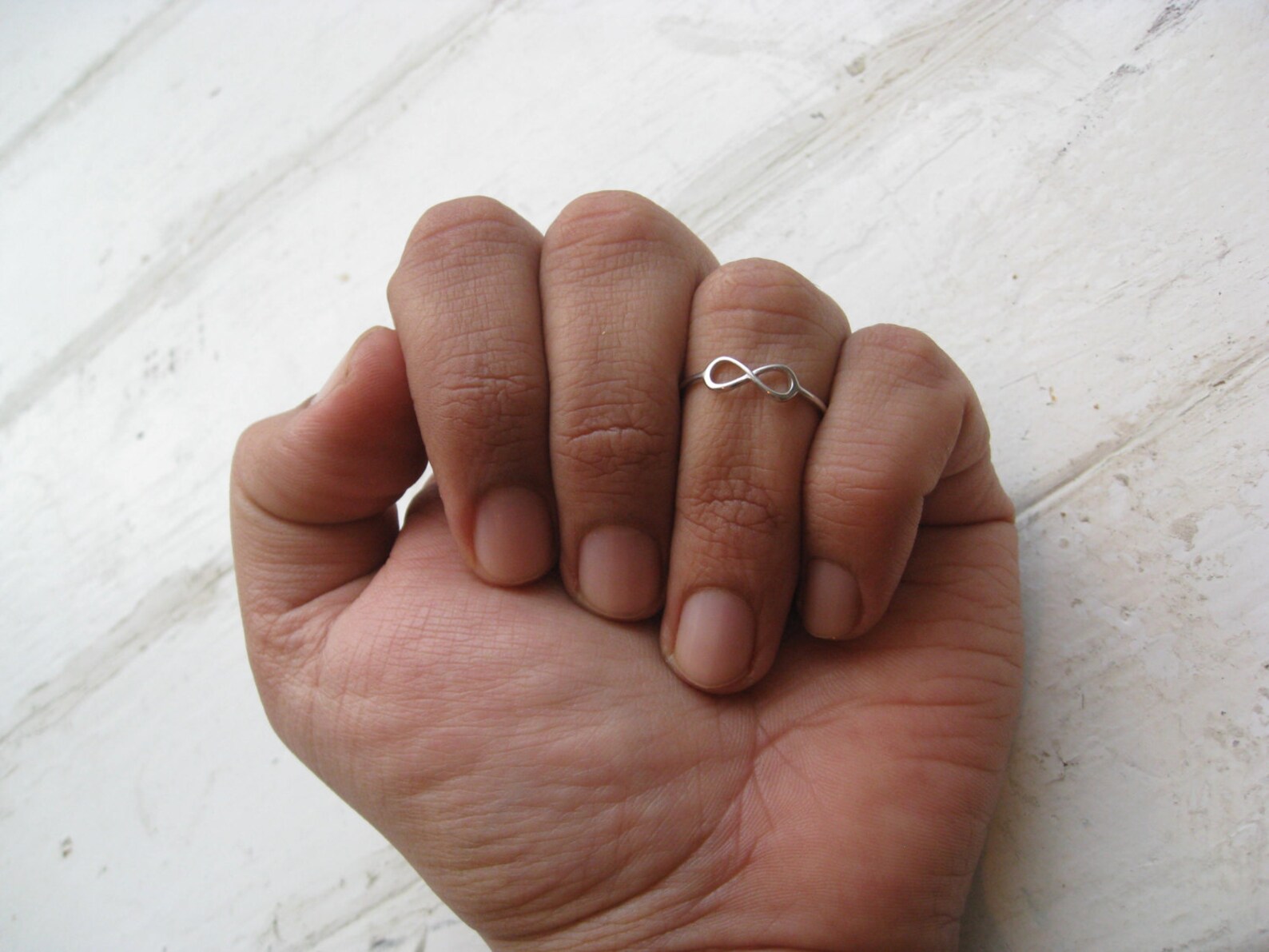 Infinity Ring Sterling Silver Small Infinity Available in Sterling ...