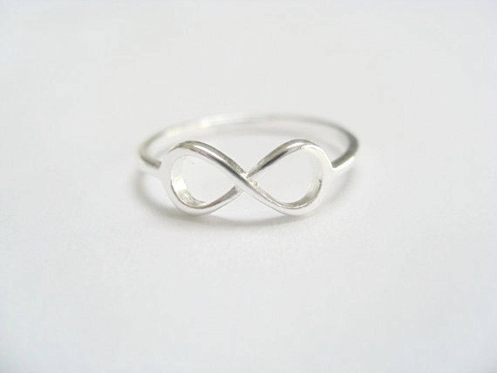 Infinity Ring Sterling Silver Small Infinity Available in Sterling ...