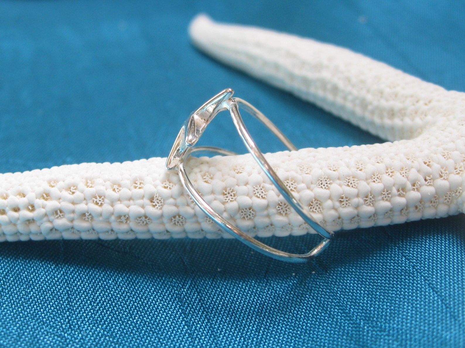 Sterling Silver Starfish Knobby Toe Ring (D) - Etsy
