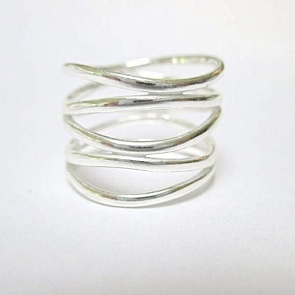 Wave Wedding Bands - Etsy