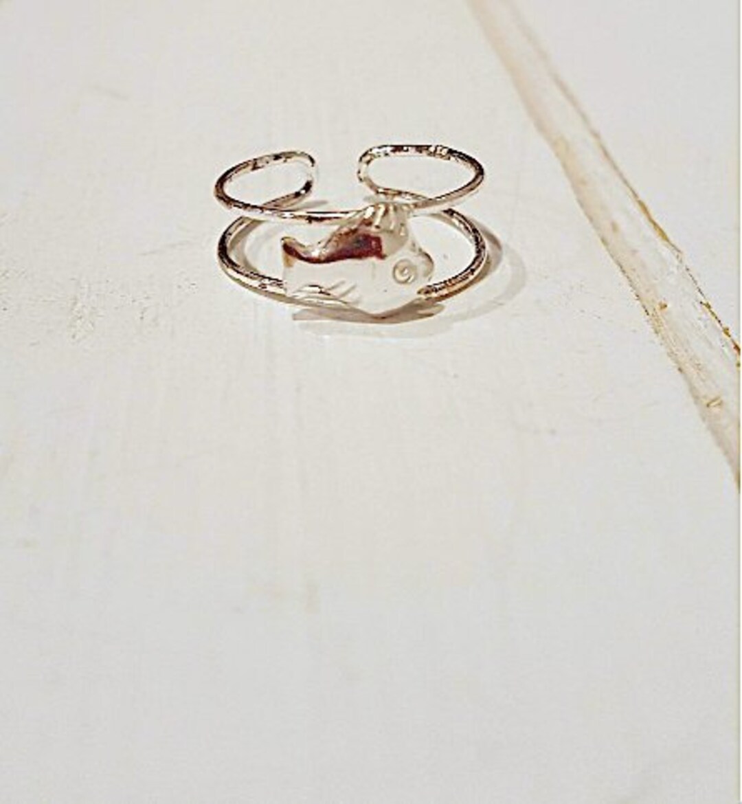 Fish Toe Ring - Sterling Silver Hi Polished (D) - Etsy