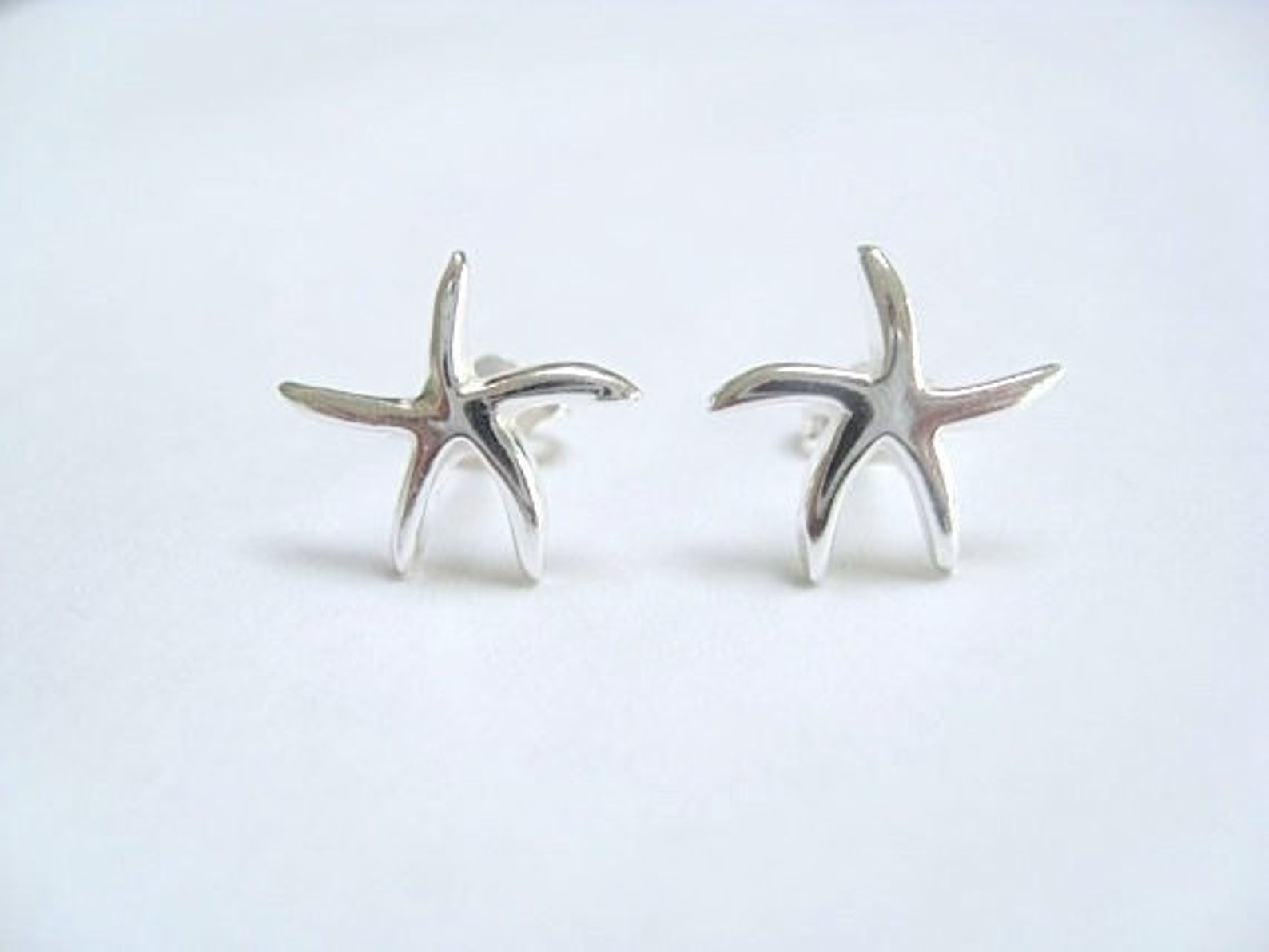 Starfish Earrings Sterling Silver Dancing Starfish - Etsy