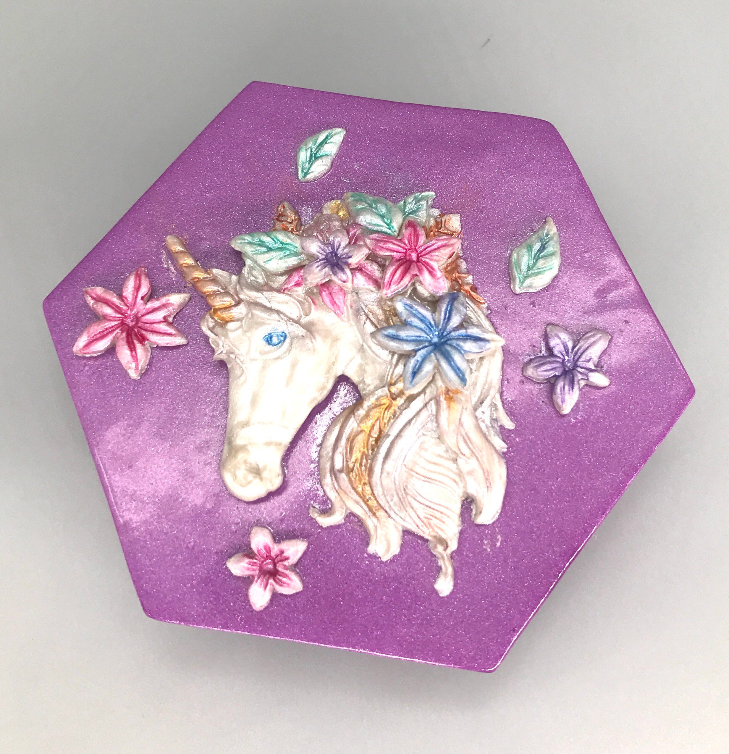 Unicorn Box Small Decorative Box Keepsake Box Lidden Box - Etsy