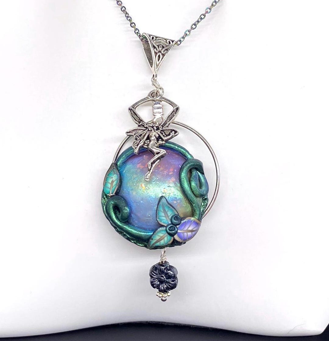 Enchanted Forest Fairy Necklace - Handcrafted Magical Jewelry - Etsy