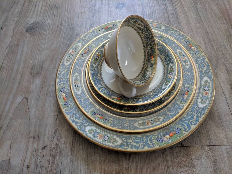 Lenox 'autumn' 5 Piece Place Setting - Etsy