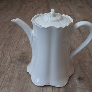 White Haviland Teapot - Etsy