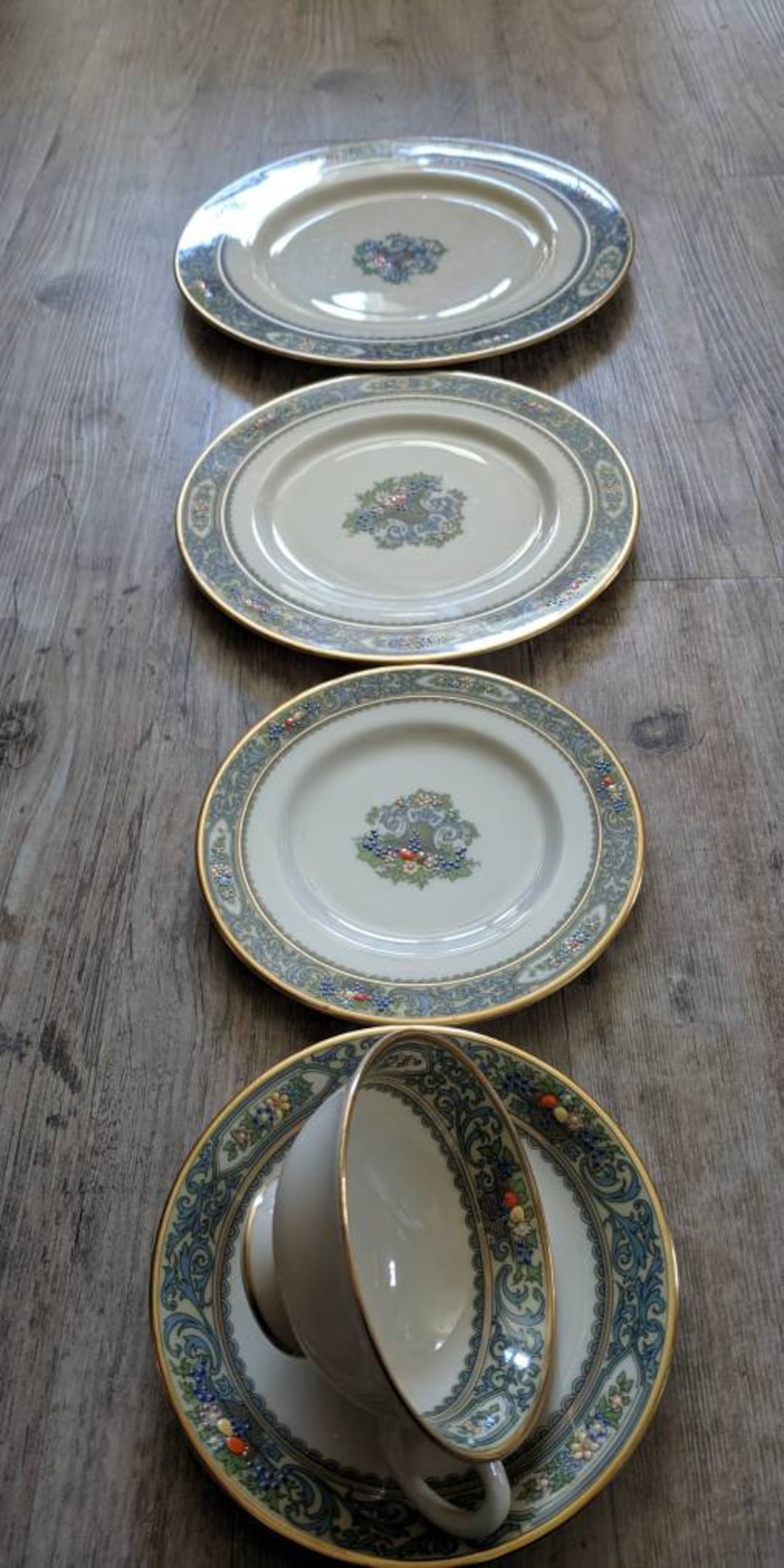 Lenox 'autumn' 5 Piece Place Setting - Etsy