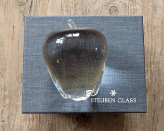 Steuben Glass Apple - Etsy