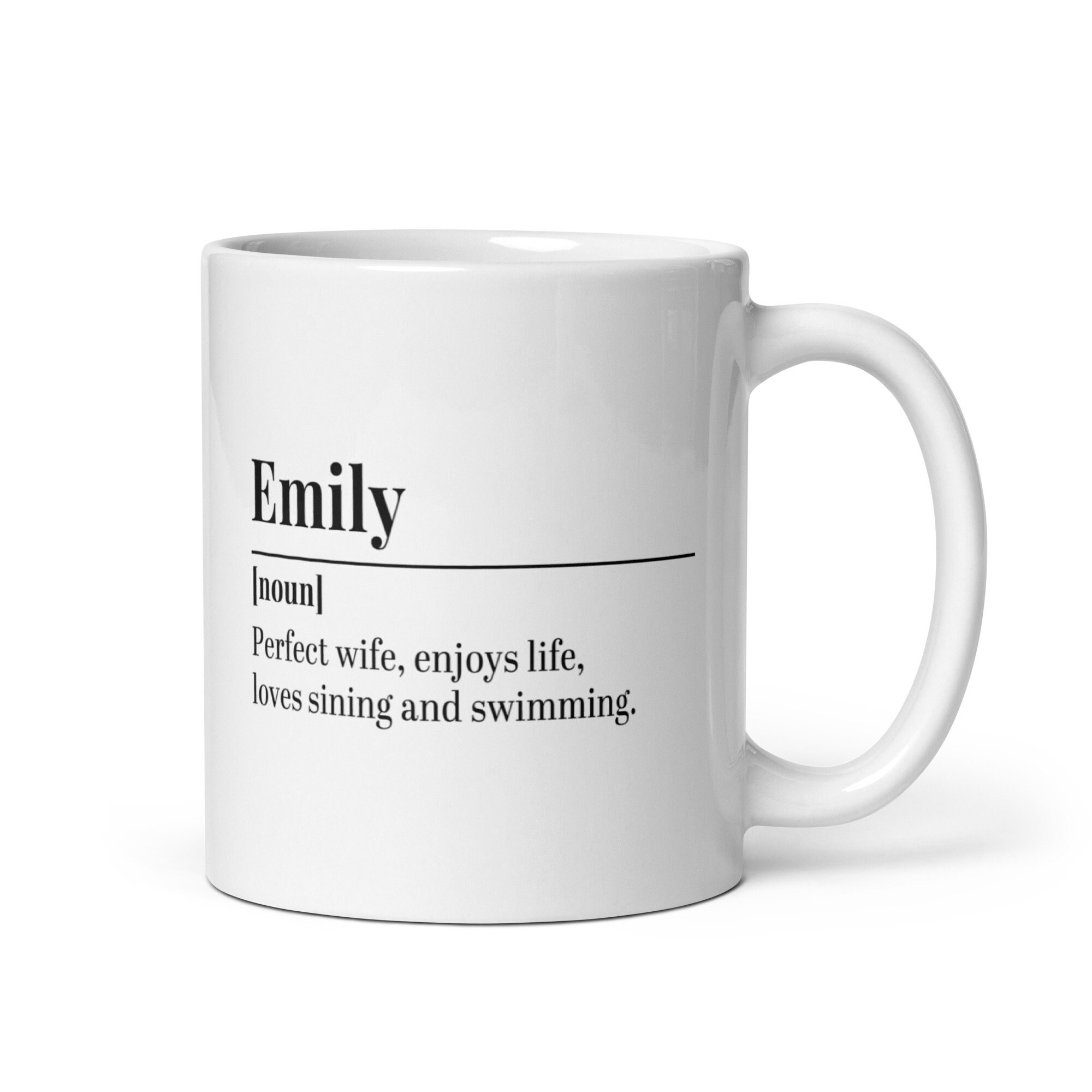 Personalized Definition Coffee Mug: Custom Name & Personalities - Etsy