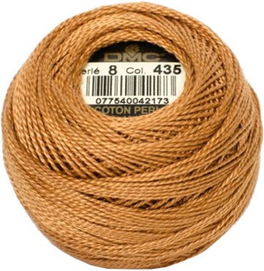 DMC Perle Cotton Thread Balls Size 8-very Light Brown435 - Etsy
