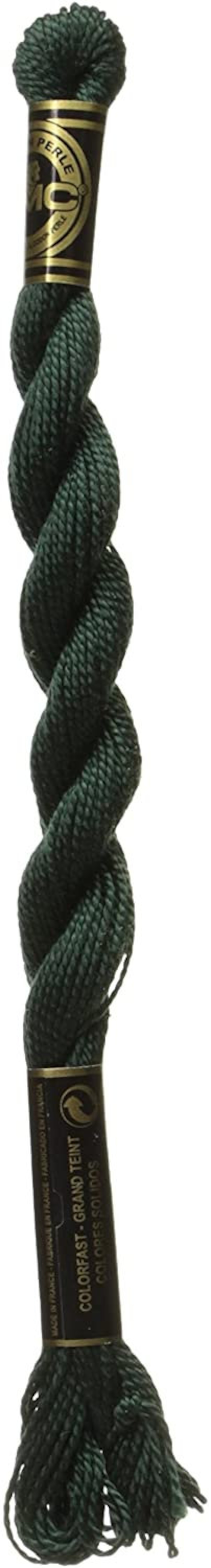 DMC 115 5-500 Pearl Cotton Thread, Very Dark Blue Green, Size 5-12 Pcs ...