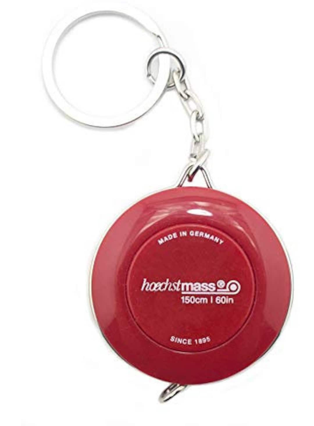 Hoechstmass Roller Tape Measure-red- With Key Chain-60 Inch/150 Cm-made ...